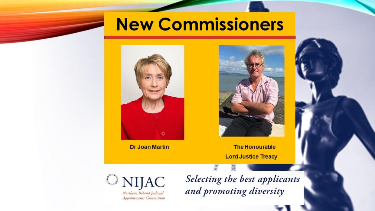 NIJAC appoints two new Commissioners: | Northern Ireland Judicial ...