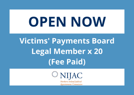 Victims’ Payments Board Legal Member x20 | Northern Ireland Judicial ...