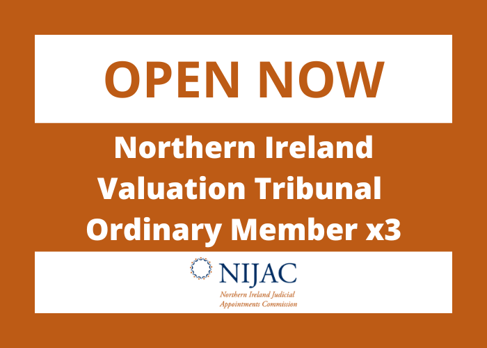 Northern Ireland Valuation Tribunal Vacancies for 3 Ordinary Members ...